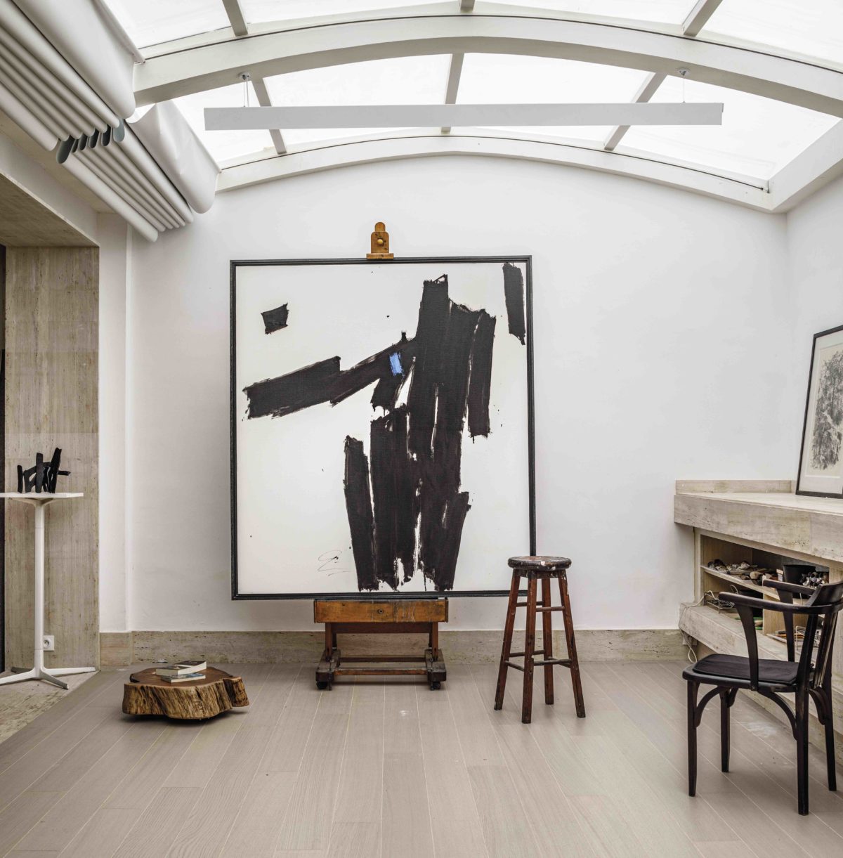 Casablanca-based Studio BO design a light filled studio for artist Rabi ...