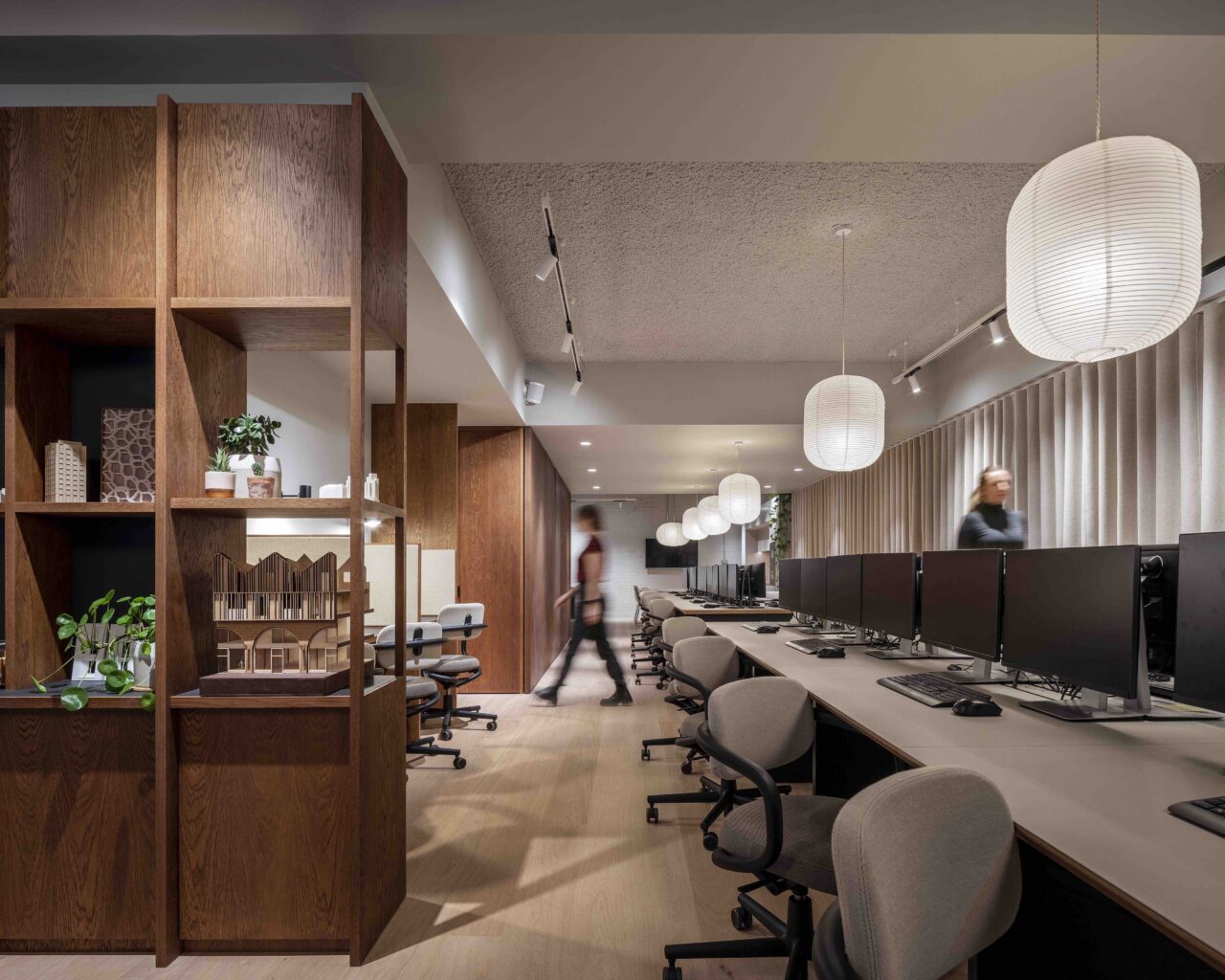 The dMFK office transforms a former showroom into a thriving ...