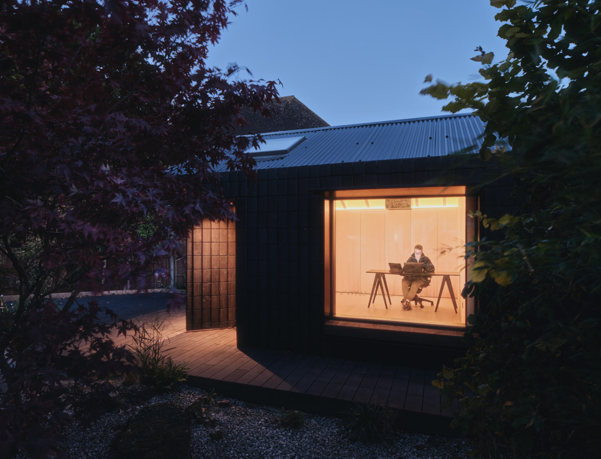 Architect HyperSpace create an outdoor studio for their client designed ...