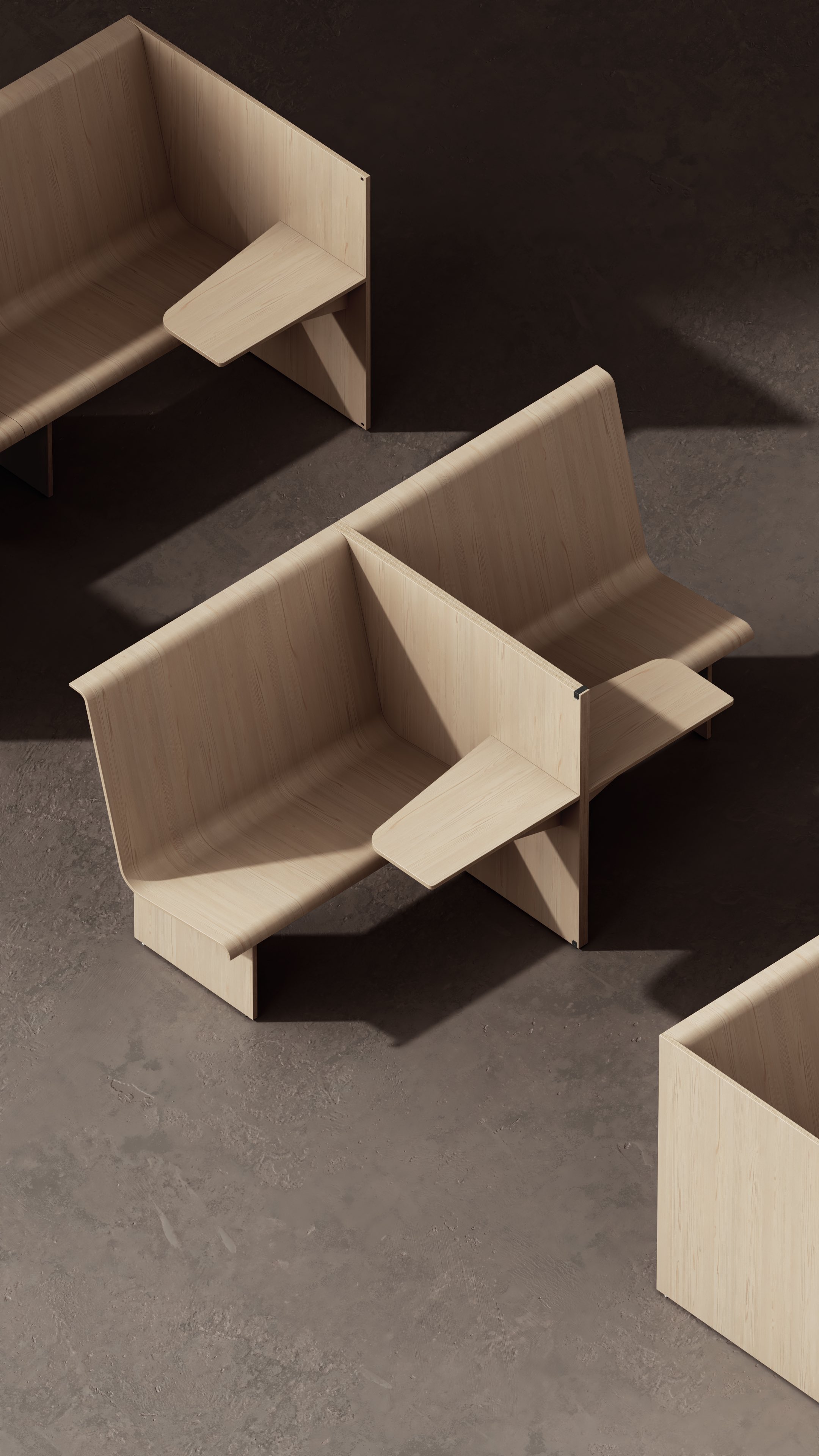 An homage to the cubicle: a new seating system that encourages ...