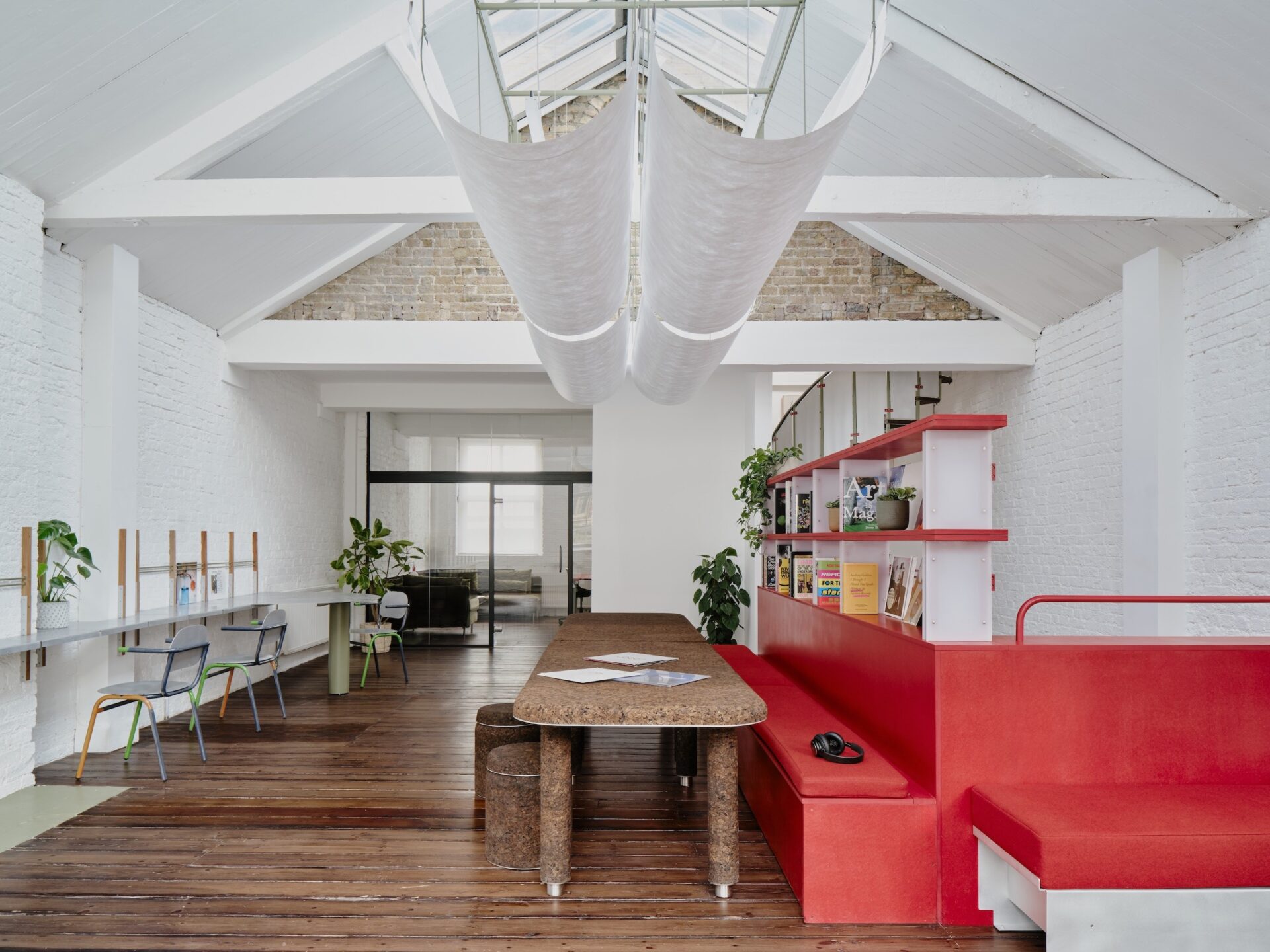 Space age sensibilities combine with natural materials to make the ...